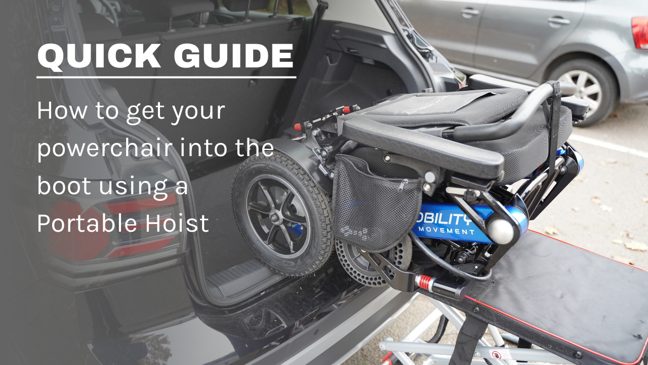 Portable Car Boot Hoist by Etech Mobility