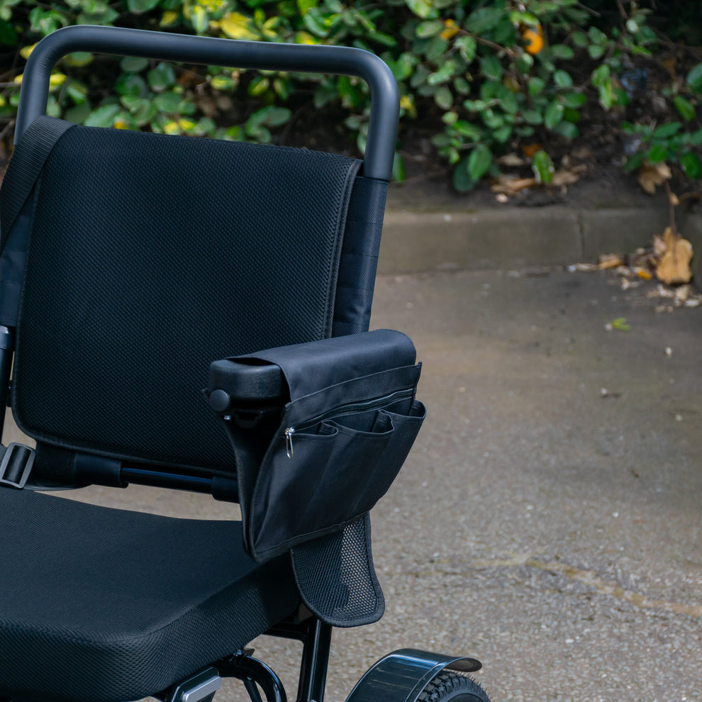 Wheelchair & Mobility Scooter Armrest Storage Bag