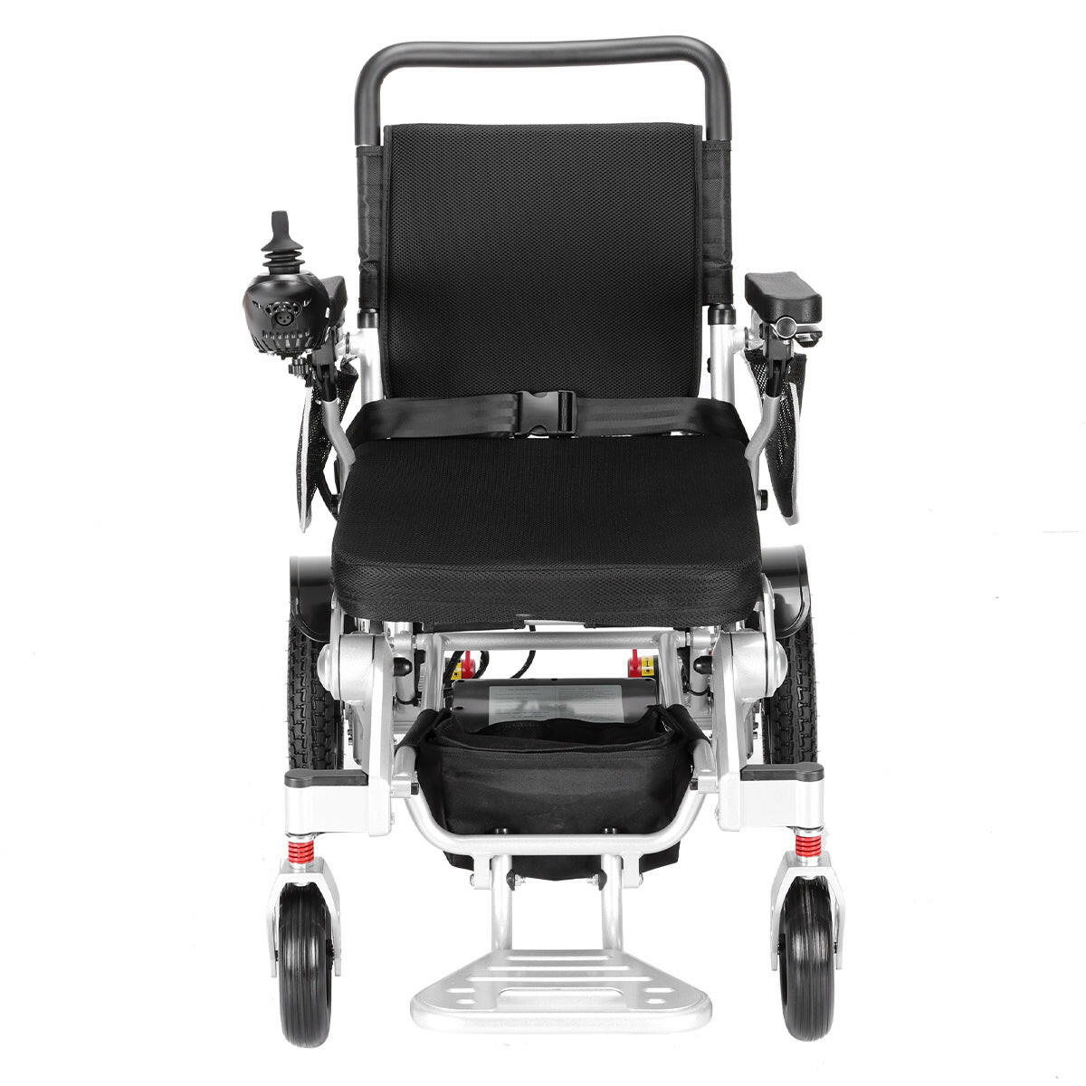 Carer Controlled Electric Wheelchair With Attendant Control Joystick