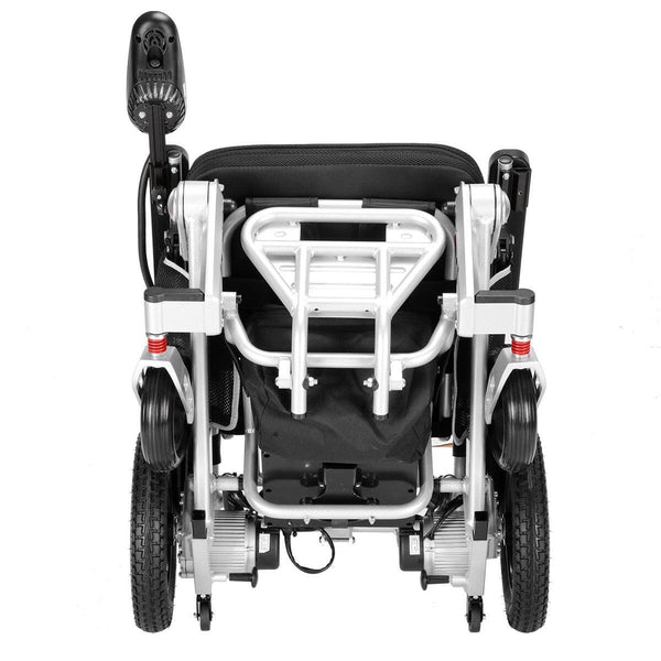 Carer Controlled Electric Wheelchair With Attendant Control Joystick