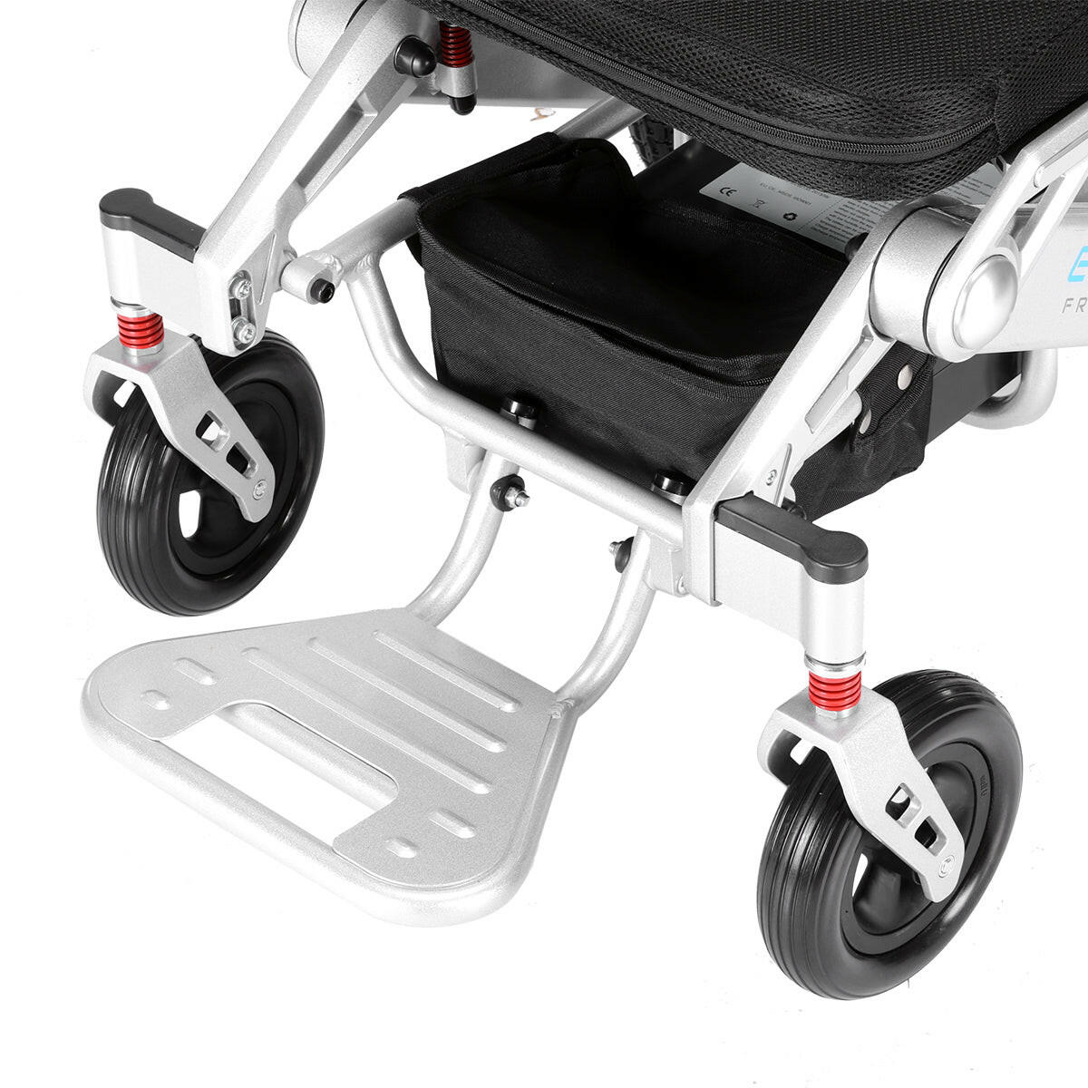 Carer Controlled Electric Wheelchair With Attendant Control Joystick