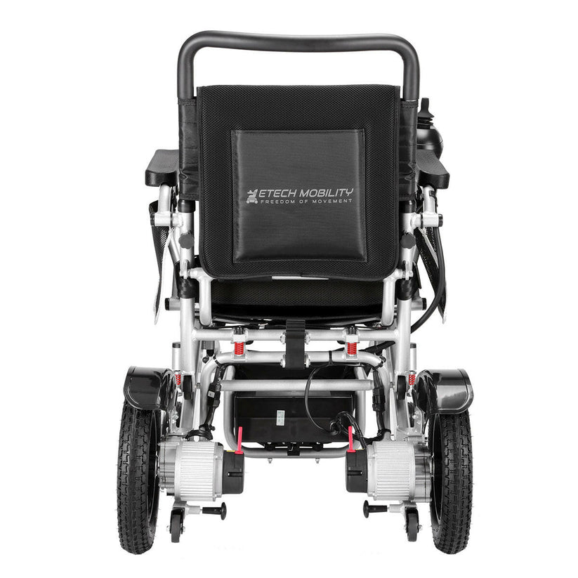 Carer Controlled Electric Wheelchair With Attendant Control Joystick