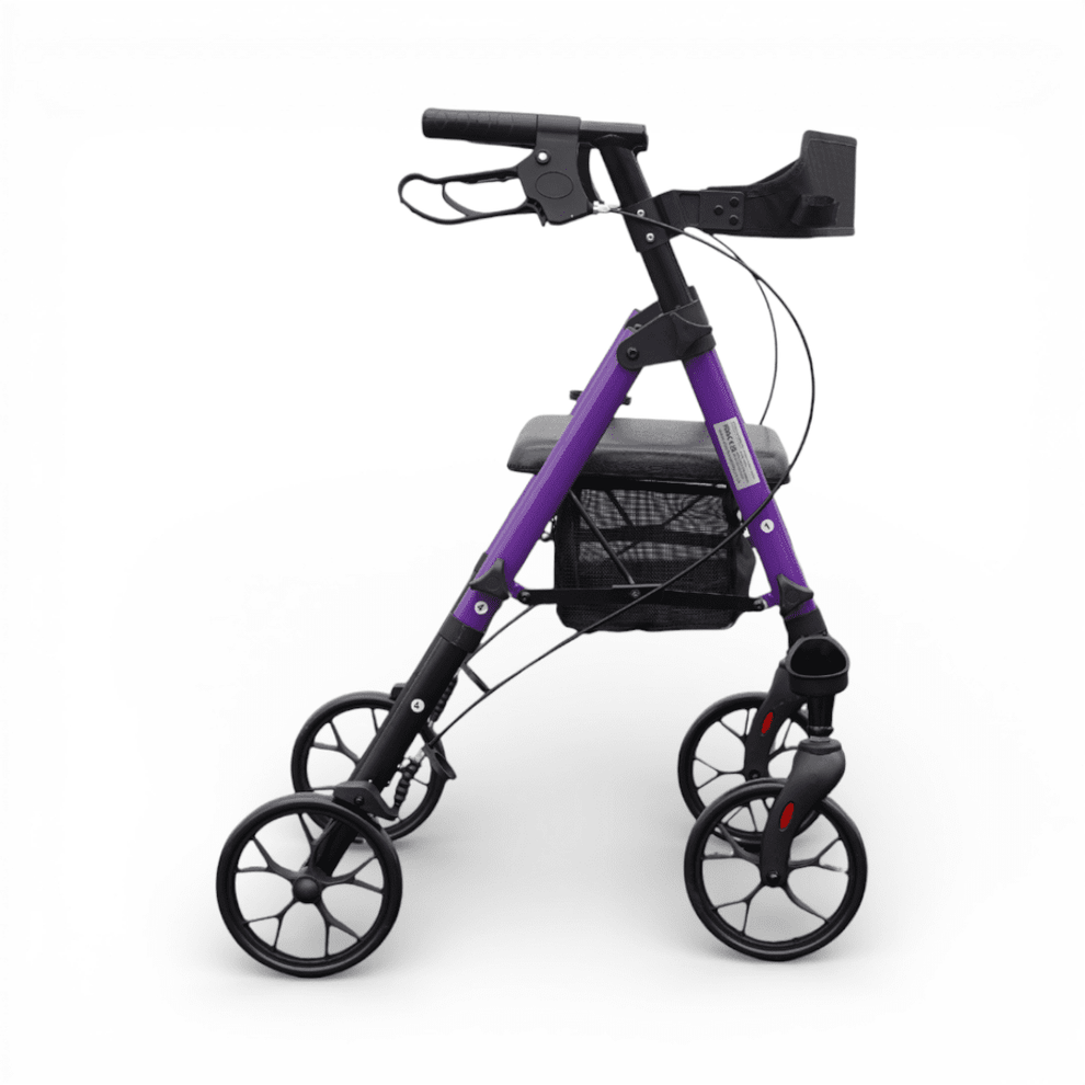 Ultra-Lightweight Outdoor Rollator Walker with Seat - Vista Rollator