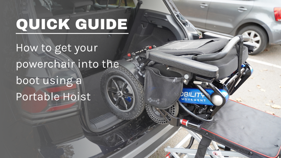 Portable Car Boot Hoist for Mobility Scooter & Wheelchairs