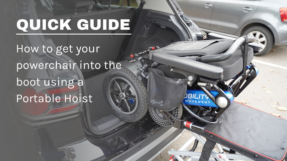 Portable Car Boot Hoist for Mobility Scooter & Wheelchairs