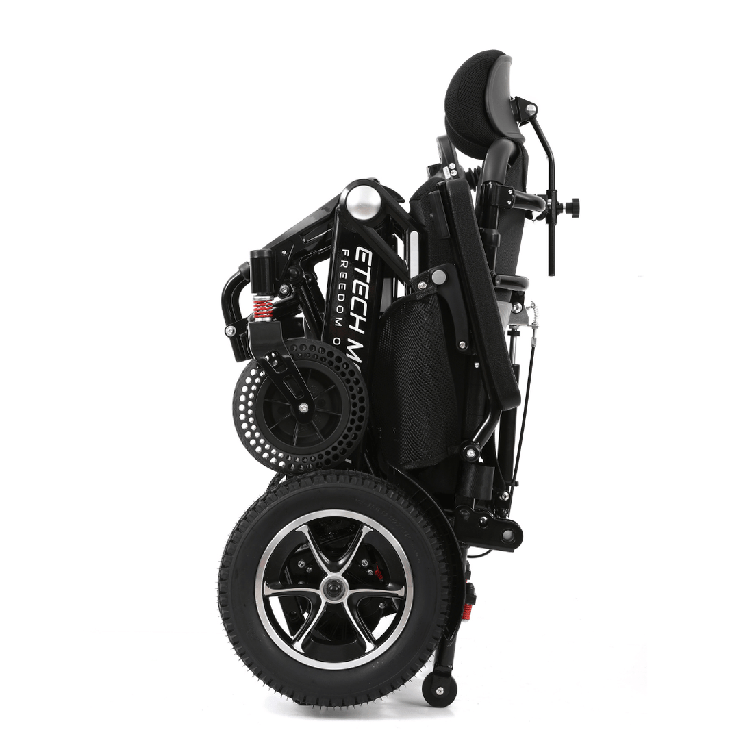 2-in-1 Automatic Folding and Reclining Electric Wheelchair UK